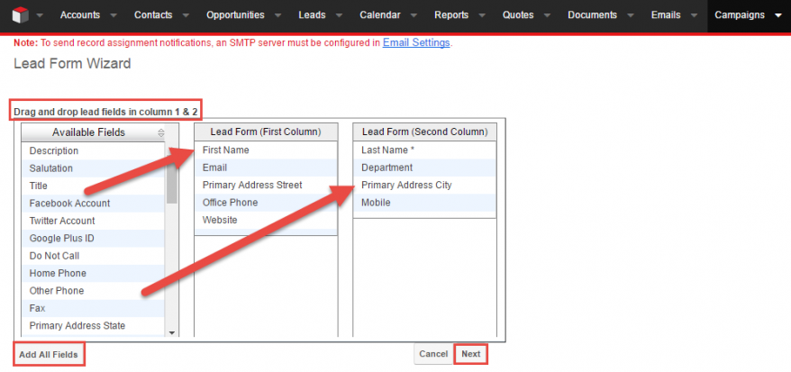 How To Create Web To Lead Form In Sugarcrm In 5 Easy Steps Video Tutorial